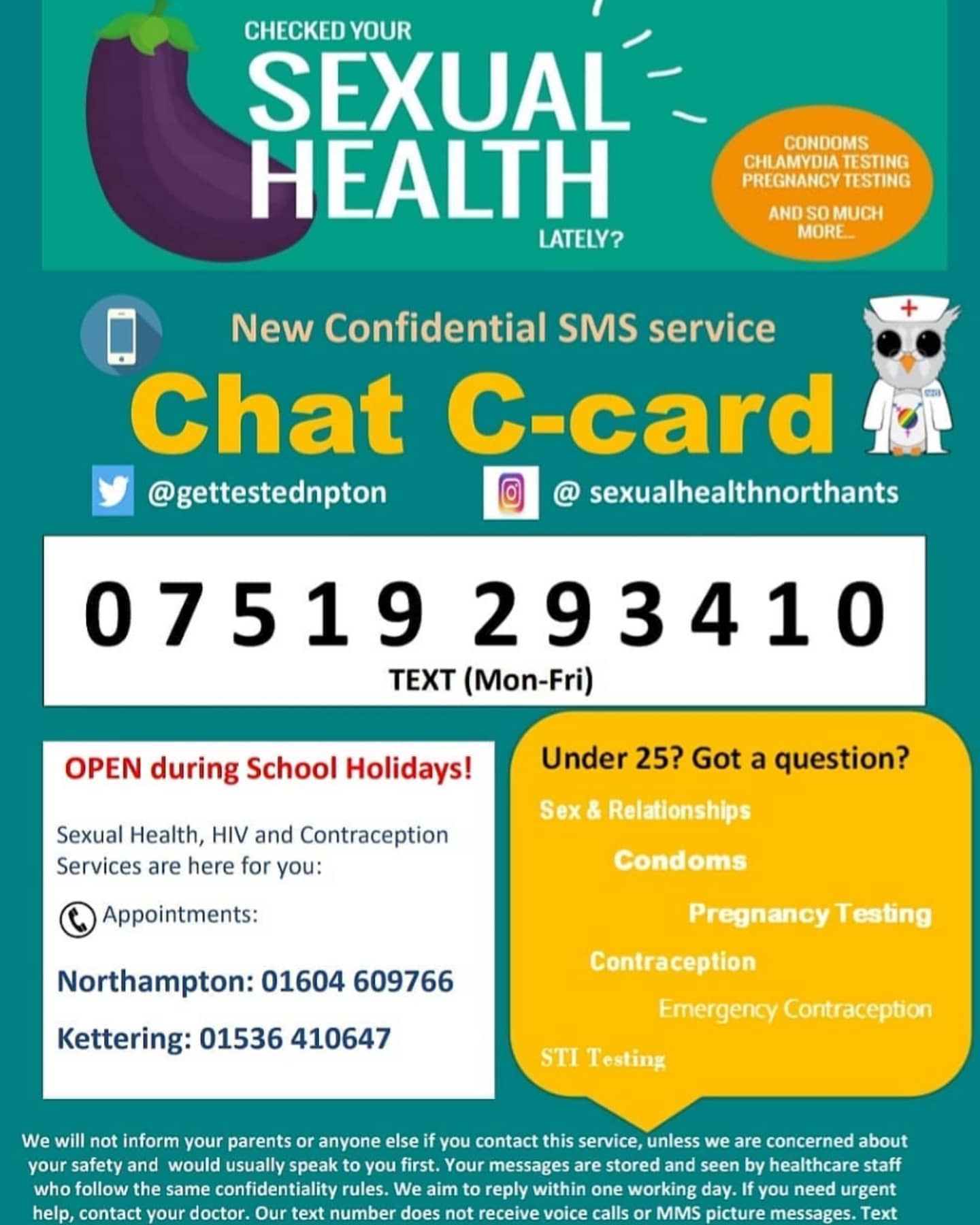 Sexual Health Advice Youth Works Northamptonshire