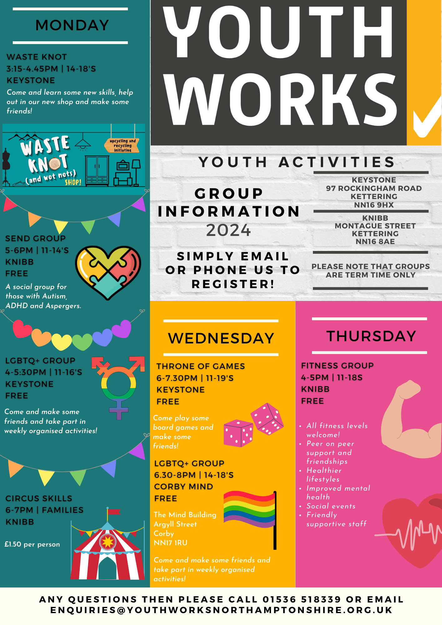 Youth Groups & Activities « Youth Works Northamptonshire