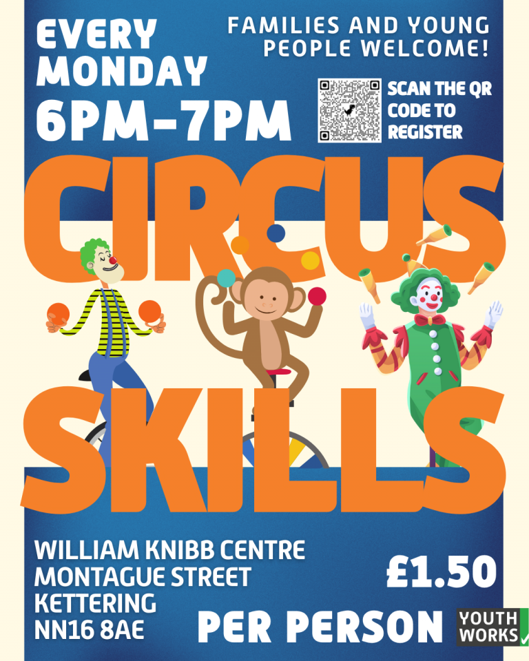 CIRCUS GAME POSTER « Youth Works Northamptonshire